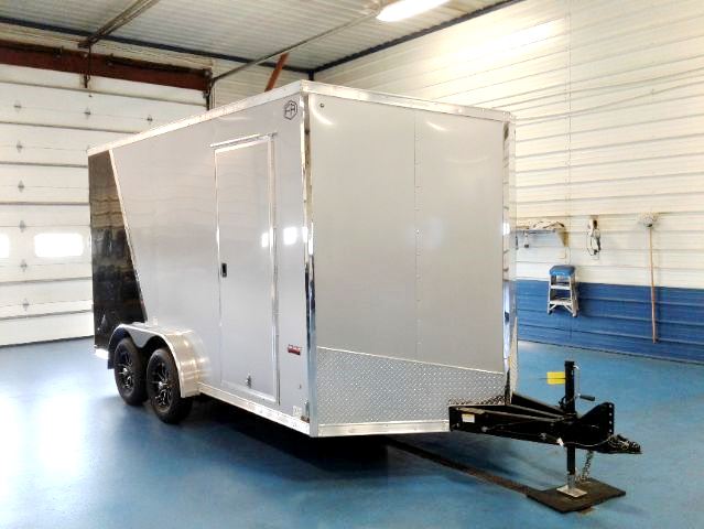 Haulin 7.5x14 Slope V-Nose Enclosed Trailer | Metzler Auto, Truck and ...