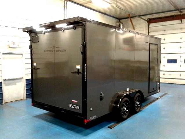 7.5x16 Slope V-Nose Enclosed Trailer **Side Window** | Metzler Auto ...