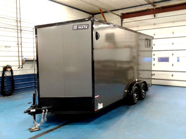 7.5x16 Slope V-Nose Enclosed Trailer **Side Window** | Metzler Auto ...